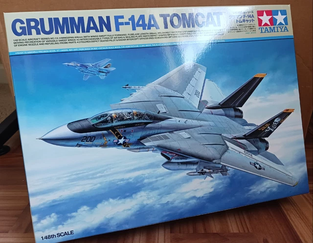 KIT MODÈLE TAMIYA 61114 Grumman F-14A Tomcat-Neuf Dans Sa Boîte Échelle ...