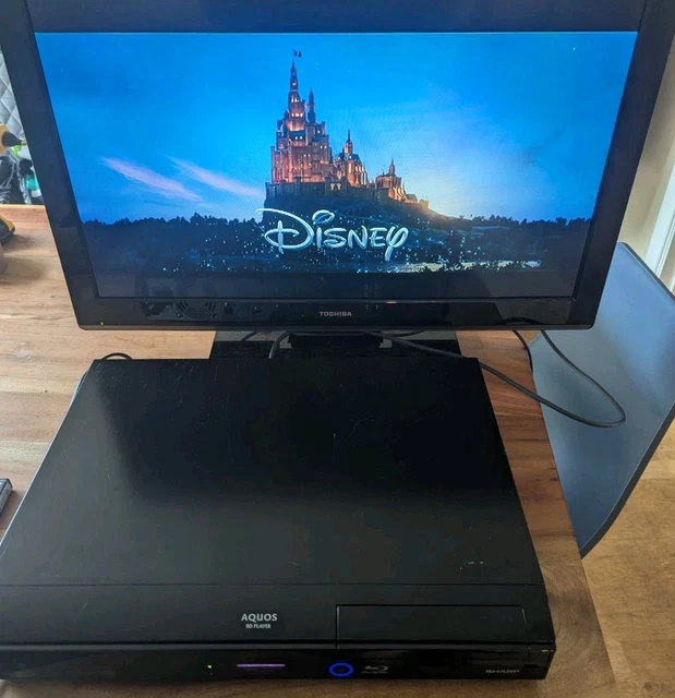 SHARP AQUOS BLU-RAY Disc Player DVD BD-HP21 Black HDMI Remote Tested ...