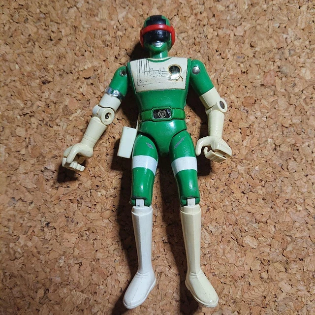 POWER RANGERS CHOUDENSHI Bioman Chogokin Action Figure Green BANDAI ...