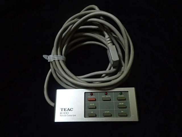 TEAC OPEN REEL Remote Control Rc-100 Wired Unit X-10R For X-1000R £343. ...