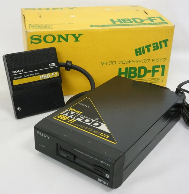 MSX SONY MFDD Micro Diskettenlaufwerk HBD-F1 verpackt Ref 217365 EUR ...