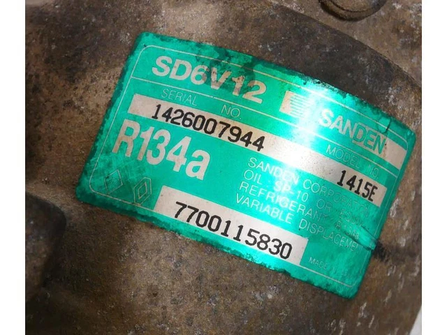 770015830 COMPRESSORE ARIA Condizionata Sanden Renault Clio Ii (Bb-Cb ...