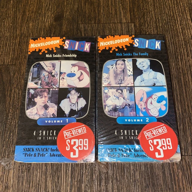 RARE NICKELODEON SNICK Vol 1 & 2 VHS 90’s Nick At Night Clarissa Ren ...