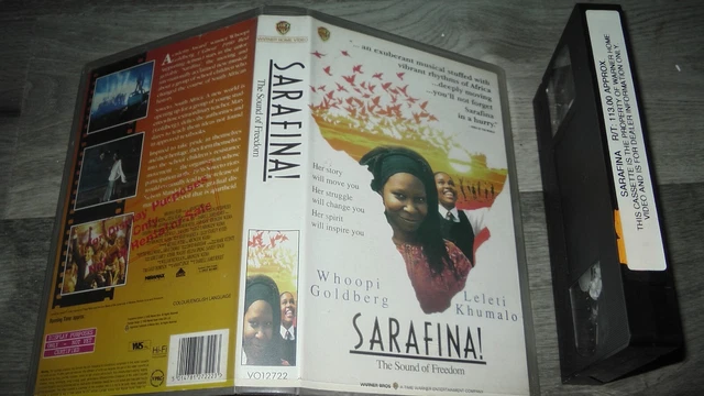 SARAFINA ! VHS Big Box Timecode Sample Dealer Rental TBC Cert Warner £6 ...