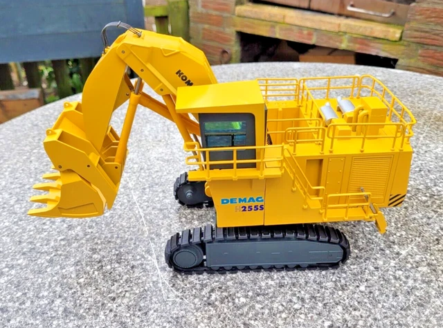 KOMATSU DEMAG HOCHLÖFFELBAGGER H 255 S von NZG Maßstab 1:50 EUR 22,50 ...