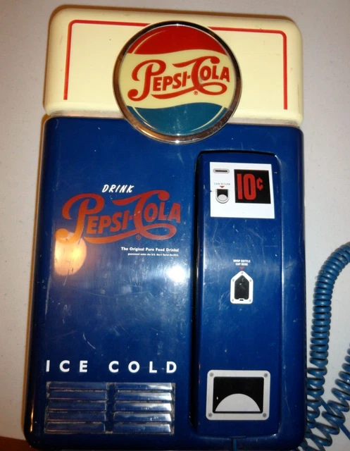 VINTAGE RETRO 1990S Pepsi Cola Wall Mount Telephone Vintage Soda ...