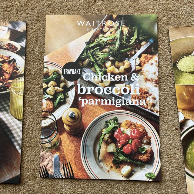 WAITROSE FOOD RECIPE Cards ~ September 2025 £1.16 - PicClick UK