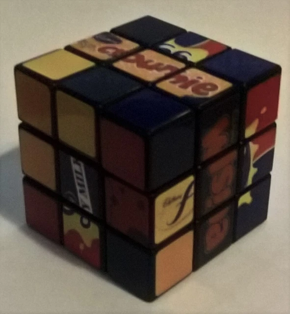 RUBIK'S CUBE CADBURYS World 40th Anniversary Bournville Dairy Milk ...