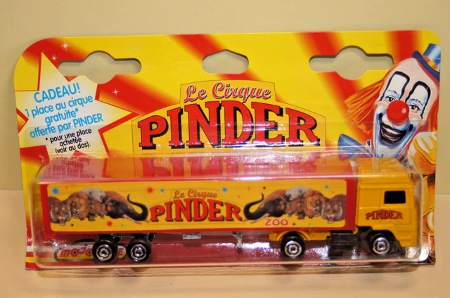 CIRQUE PINDER MAJORETTE =Volvo Semi Remorque Zoo La Menagerie Neuf ...