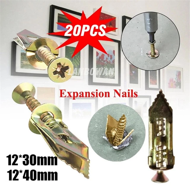 SELF-TAPPING SCREW EXPANSION Nails Self Drilling Drywall Anchors with ...