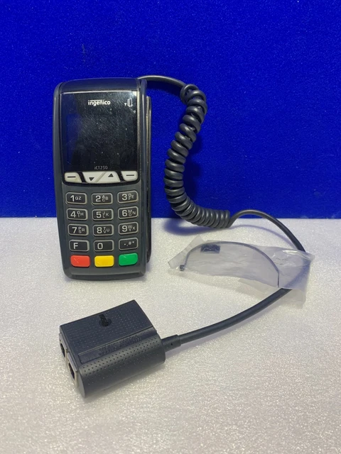 INGENICO ICT 250 PDQ Credit Debit Card Payment Terminal | PARTS $13.96 ...