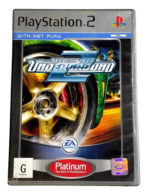 NEED FOR SPEED Underground 2 PS2 (Platinum) PAL *No Manual* $34.90 ...