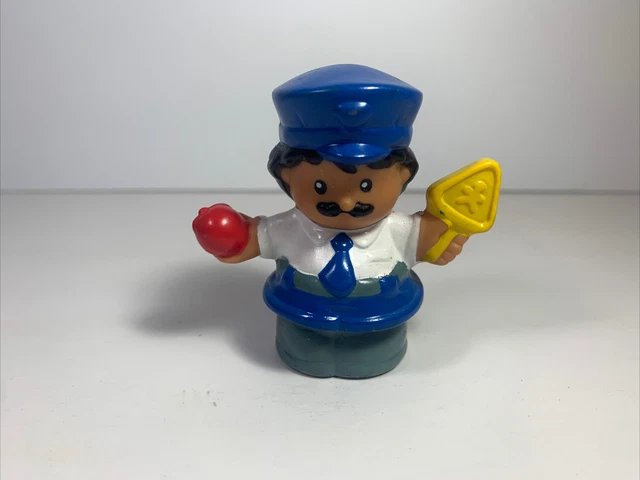 FISHER PRICE LITTLE People Figure School Crossing Guard Bus Driver ...