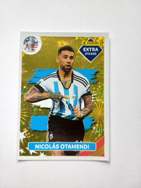 PANINI COPA AMERICA USA 2024 Extra Sticker Gold - Nicolás Otamendi ...