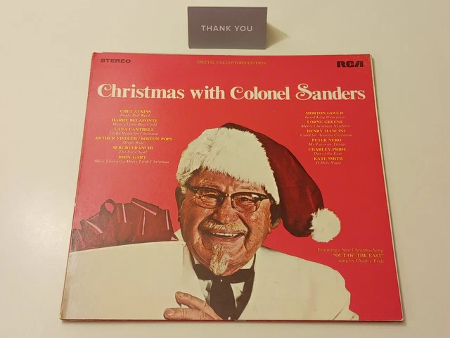 CHRISTMAS WITH COLONEL SANDERS Compilation Vinyl Record LP 1969 RCA ...