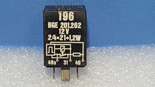 RELAIS BGE 201.262-196 BGE 104 SWF- DOT SAE J5906/J945 Oldtimer EUR 19 ...