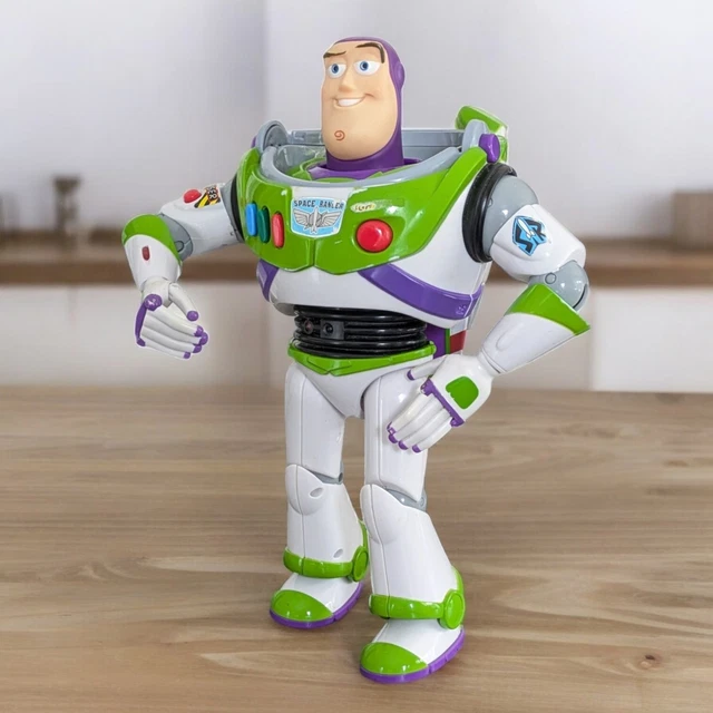 DISNEY TOY STORY Talking Buzz Lightyear Interactive Figure 12” Buzz ...