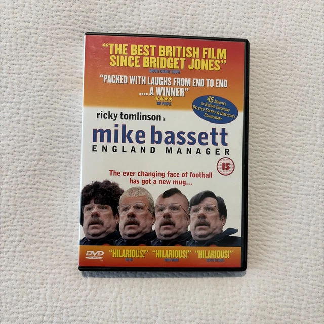 MIKE BASSETT ENGLAND Manager DVD Region 2 Comedy Steve Barron Ricky ...