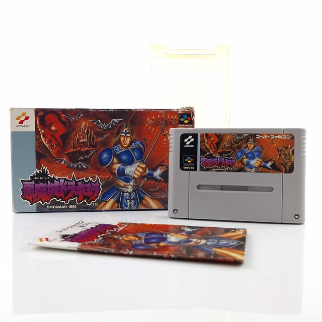 SUPER NINTENDO SPIEL : Akumajo Dracula Super Castlevania IV - SNES OVP ...