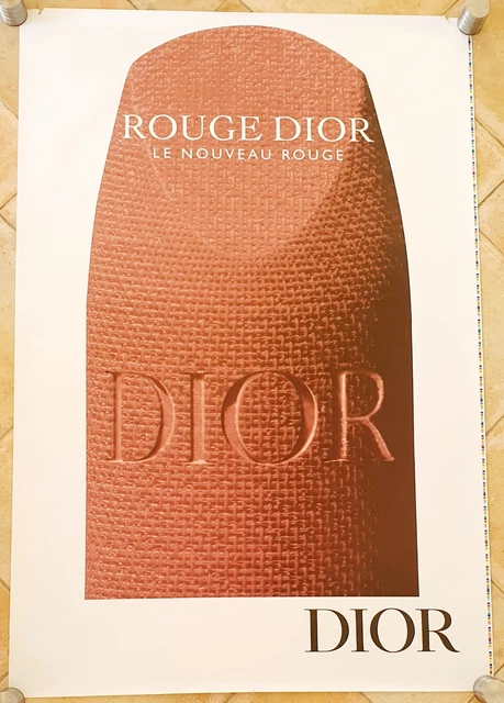 AFFICHE POSTER TAILLE abribus 120cm x 176cm Rouge Dior Nouveau Rouge ...