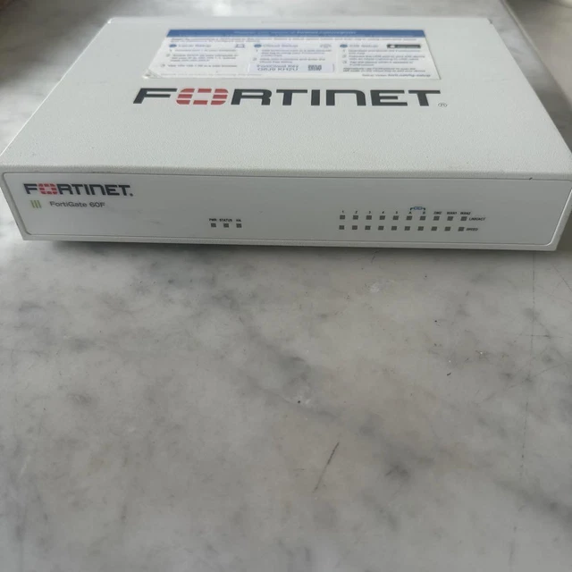 FORTINET FORTIGATE-60F NETWORK Security Firewall FG-60F Untested £178. ...