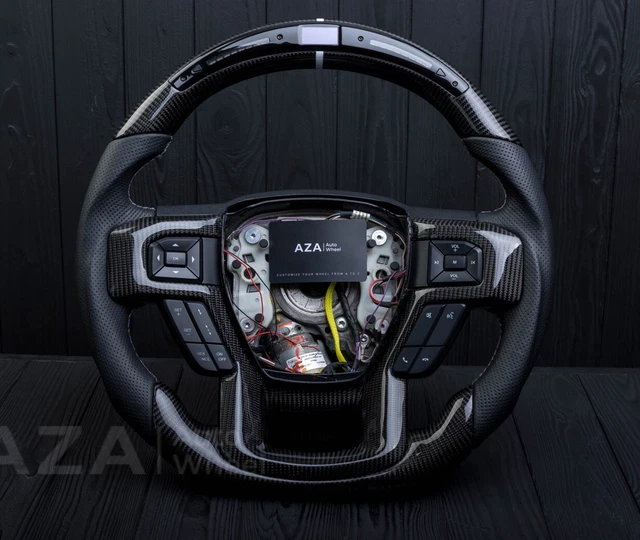 FORD F150 F250 F350 LED Steering Wheel custom Carbon Fiber 2015-2021 £ ...