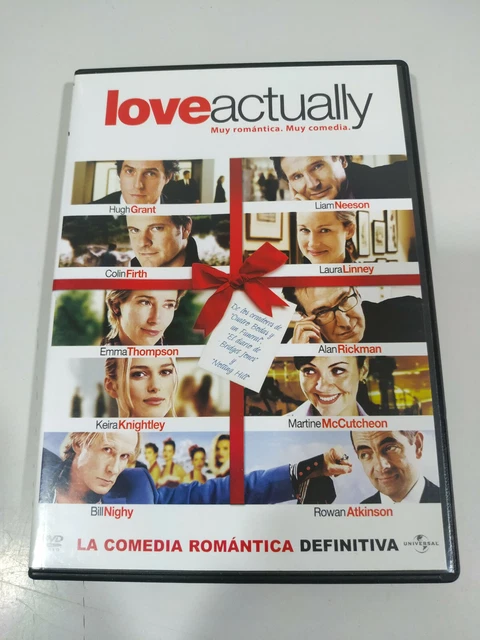 LOVE ACTUALLY HUGH Grant Liam Neeson Emma Thompson - Région 2 DVD ...