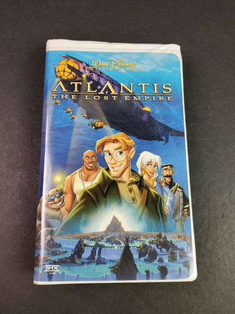 WALT DISNEY'S ATLANTIS The Lost Empire (VHS Tape 2001) Clamshell Case ...