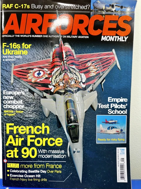 AIRFORCES MONTHLY MAGAZINE Sep 2024 F-16s for Ukraine, French Force @90 ...