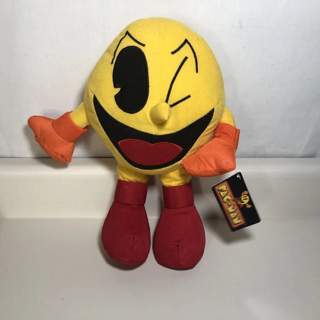 PAC-MAN WINKING 12 Inch Plush With Tag Namco Toy Factory Vintage Toy ...