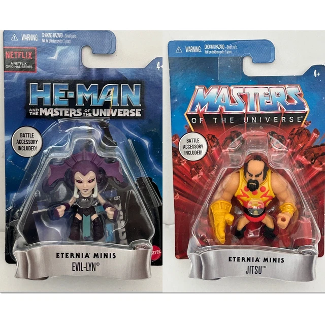2X HE-MAN & The Masters Of The Universe Eternia Minis Evil-Lyn / Jitsu ...