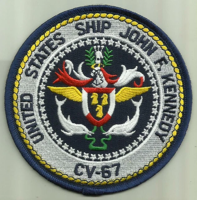 USS JOHN F Kennedy Cv 67 Authentic Us.navy Patch 4" Aircraftcarrier ...