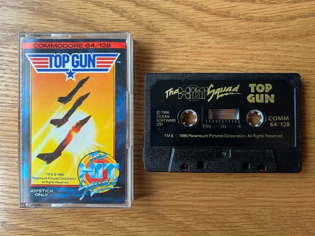 COMMODORE 64 TAPE Game - Top Gun by The Hit Squad £2.99 - PicClick UK