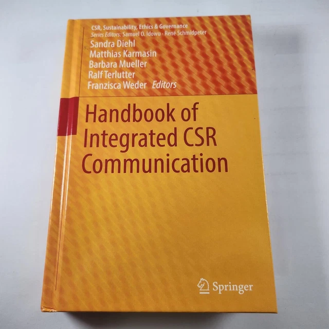 HANDBOOK OF INTEGRATED CSR Communication Hardcover Book By: Barbara ...