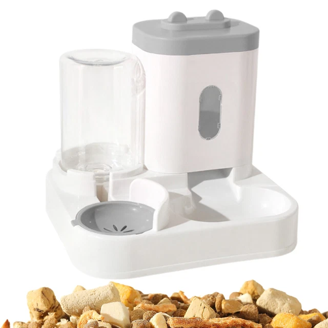 GRAVITY CAT FEEDER And Water Dispenser Set 2-in-1 Automatic Cat Food ...