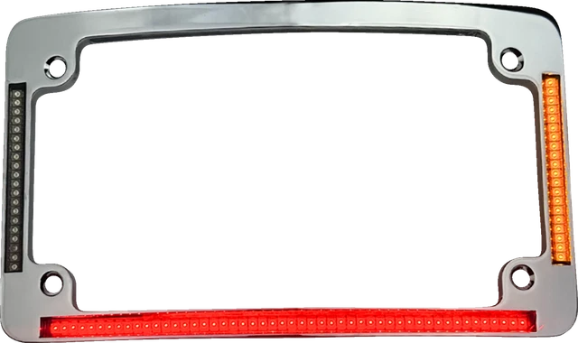 CUSTOM DYNAMICS TF05-23-C All-In-One Auxiliary LED License Plate Frame ...