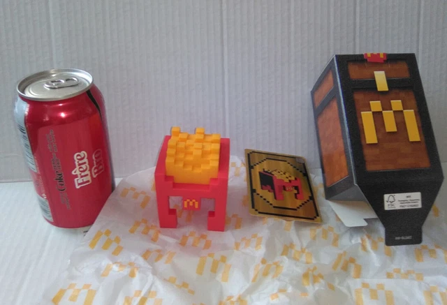 MCDONALDS CANADA 2025 A Minecraft Movie Meal FRY HELMET Toy Sealed With ...