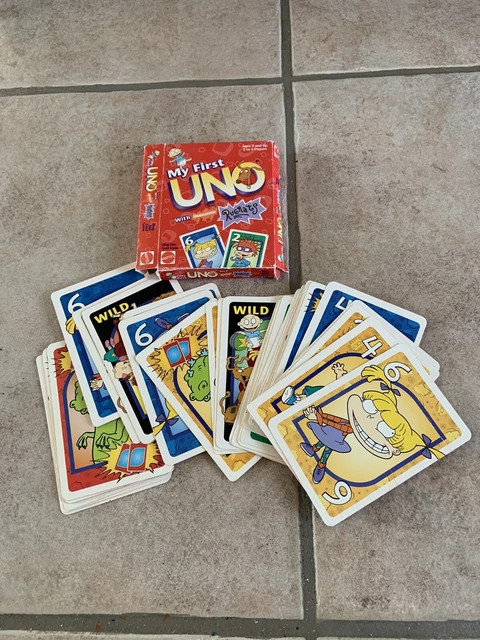 NICKELODEON'S RUGRATS MY First UNO King-Size Card Game Vintage NO ...