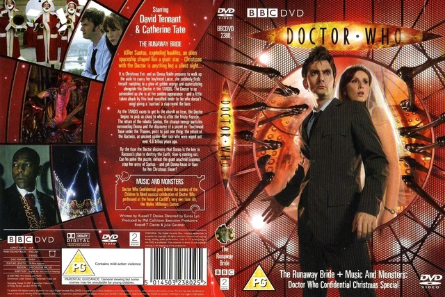 DOCTOR WHO - The Runaway Bride + Music And Monsters (DVD-2007, 1 Disc ...