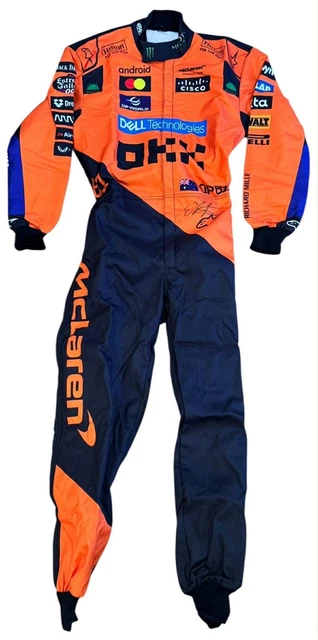 OSCAR PIASTRI SIGNED *McLaren 2025* F1 Formula One Full Length Suit COA ...