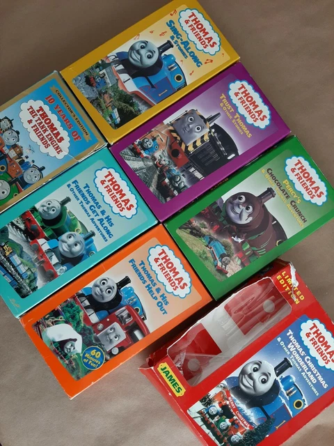 LOT OF 7 VHS Tapes Thomas the Tank Engine and Friends Stories Kids ...
