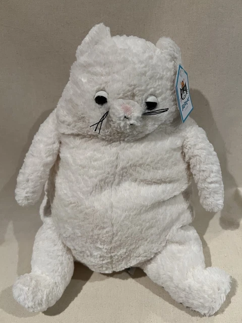 NEW~RETIRED JELLYCAT AMORE Cream Cat -Authentic, Tagged 11.5” Tall ...