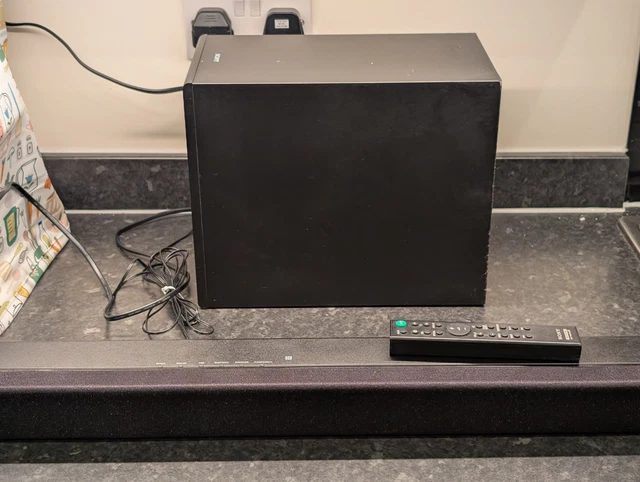 SONY SOUNDBAR SA-CT80 with Subwoofer SS-WCT80 and remote bluetooth NFC ...