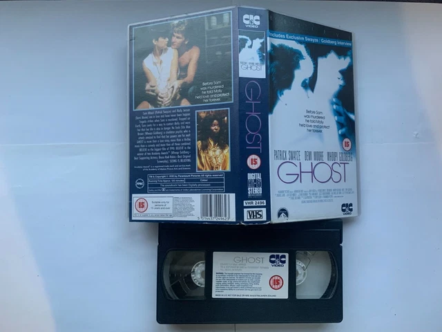 GHOST {1990, VHS/PAL} Patrick Swayze, Demi Moore. Rare & Oop ~ Deleted Title!!!! EUR 3,41 ...