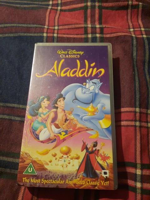 ALADDIN WALT DISNEY Classics 87 Minutes/Colour Universal (VHS/SH, 1994 ...