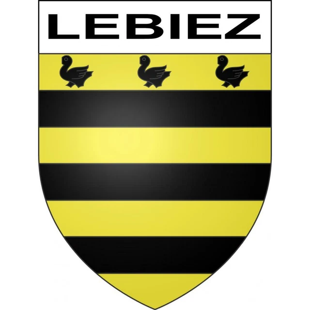 LEBIEZ 62 VILLE sticker blason écusson autocollant adhésif EUR 6,99 - PicClick FR
