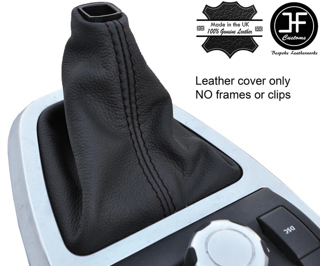 BLACK STITCH TOP Grain Leather Gear Boot For Land Rover Freelander 2 ...