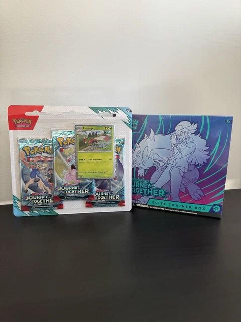 POKEMON TCG SCARLET and Violet Journey Together Booster Box & 3 Pack ...