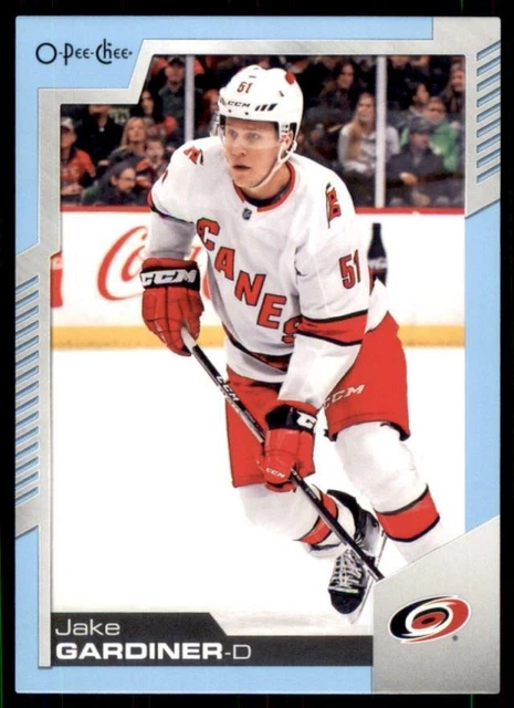 2020-21 UD O-PEE-CHEE bordure bleue #230 Jake Gardiner - Hurricanes de ...