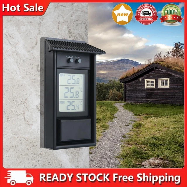 New Room Thermometer Memory Function For Max Min Home Thermometer For Wall Room £832 Picclick Uk